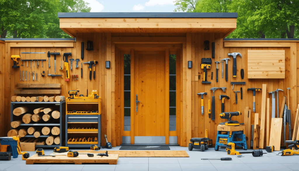Fabriquer un sas d’entrée en bois : mode d’emploi simple et efficace